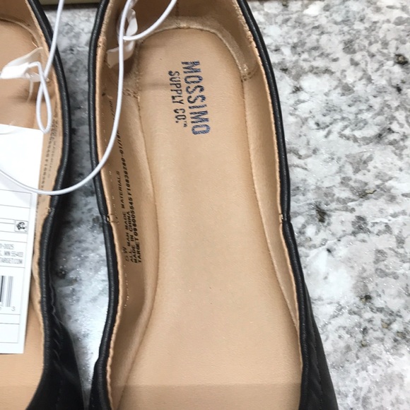 Shoes | Mossimo Womens Black Flat Shoes Size 5w New | Poshmark